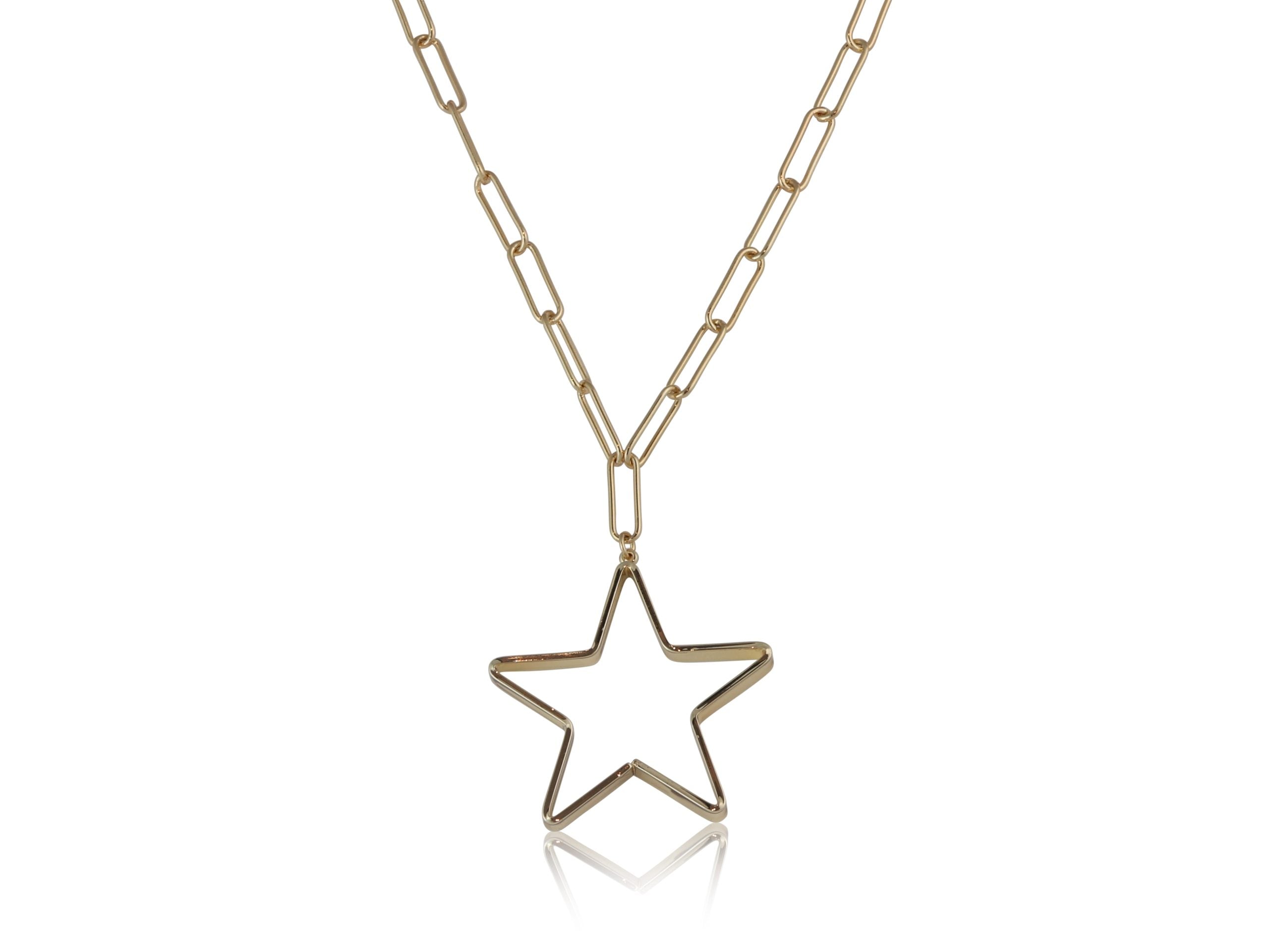 Gold Star Chain necklace – Neon Marl